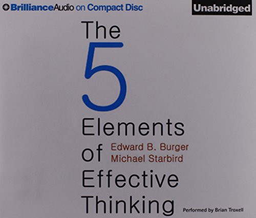 The Five Elements of Effective Thinking - Book Summary – 20 Minute ...